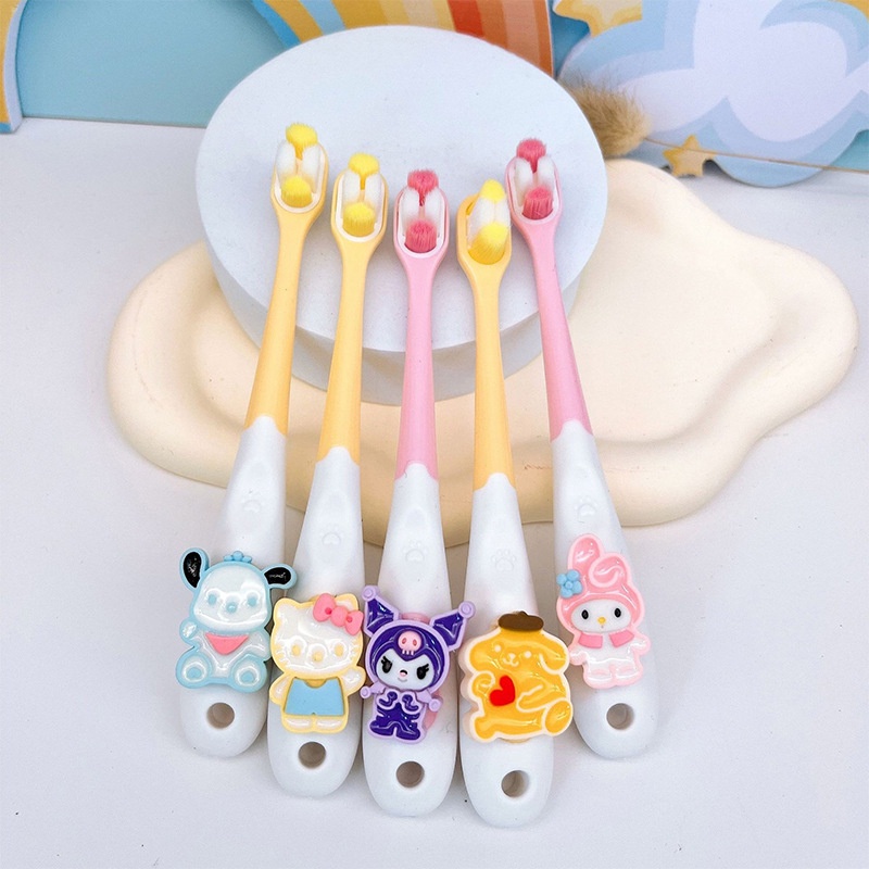 Sanrio Toothbrush Cartoon Hello Kitty Melody Kuromi Cartoon Student ...