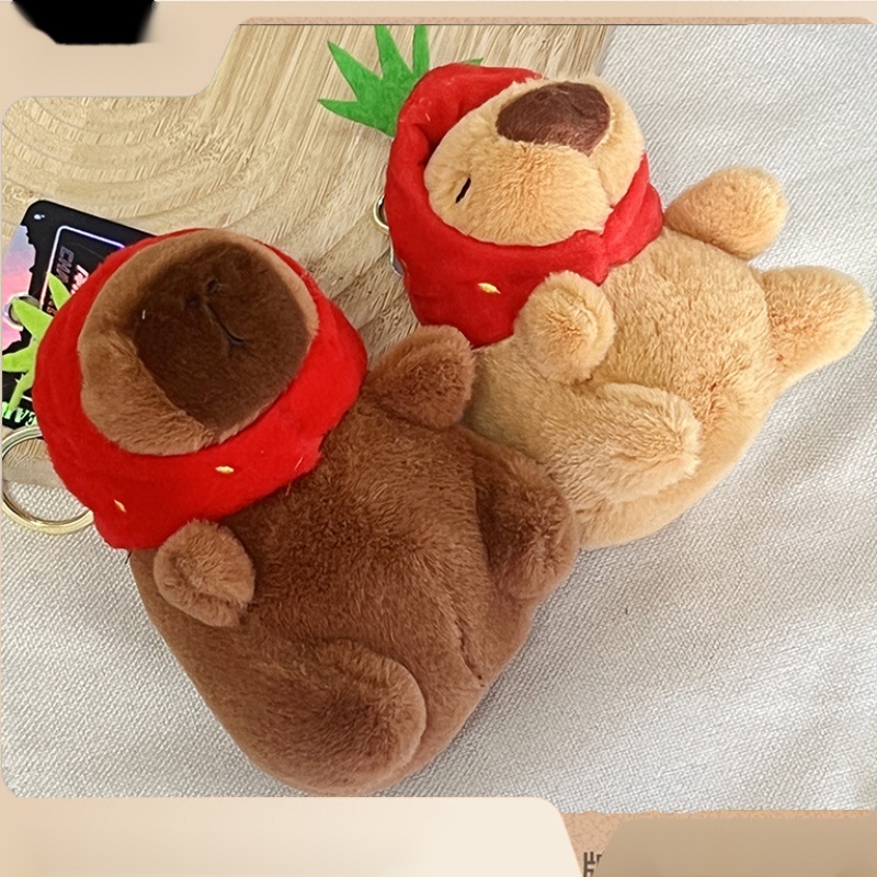 capybara plushie capybara keychain Bala Keychain Kapibala Plush Doll ...