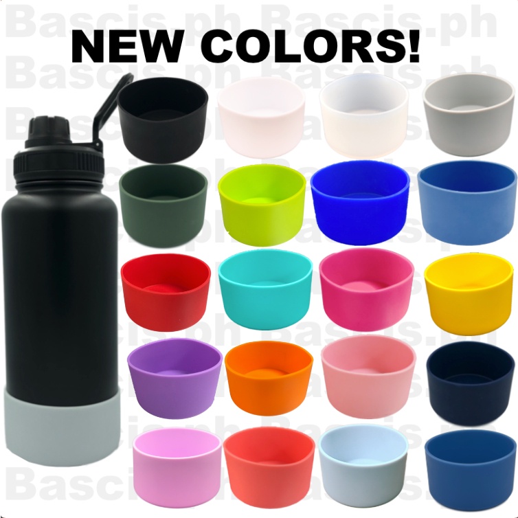 Silicone Thermos Cup Cover with Diameter 7.5cm and 9cm Water Cup Bottom ...