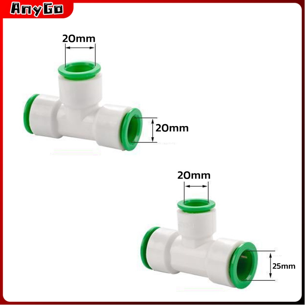 AnyGo PPR Quick Connector Hot/Cold Water Pipe PE Fittings 1/2''(20mm)' 3/4''(25mm) | Shopee ...