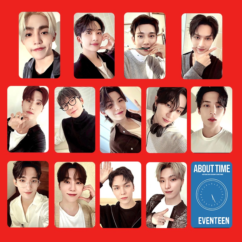 5-13pcs/set SEVENTEEN Lomo Cards SEASONS GTREETINGS ZONE COMEBACK 11th ...