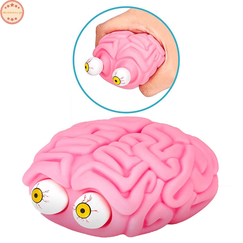 RICHTRY Anti Stress Flippy Brain Squishy Eye Popping Squeeze Fidget Toy ...