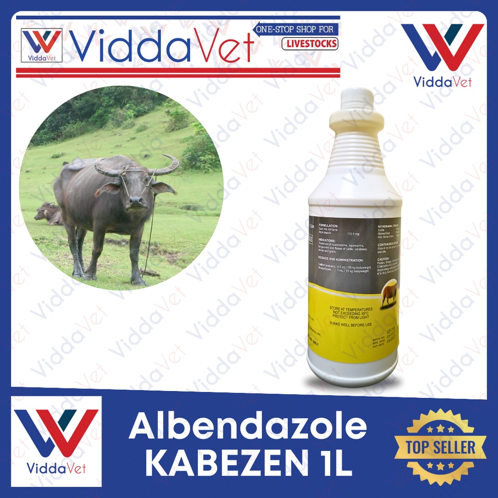 1liter Albendazole KABEZEN suspension dewomer for cattle sheep goat ...