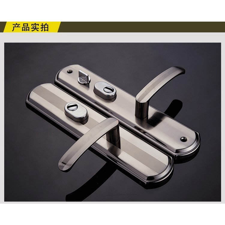 Anti-theft Door Handle Handle Black Gold Brushed Handle Anti-theft Door ...