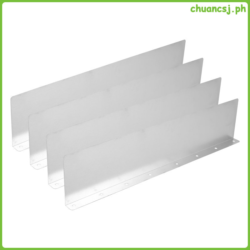 4 Pcs Splash Guard Hanger Rack Gutter Roof Rain Diverters Shingle Part ...