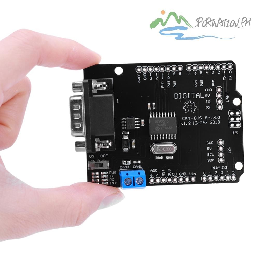 MCP2515 EF02037 CAN BUS Shield Controller Board DC 5-12V Expansion Module SPI 9 Pins Standard ...