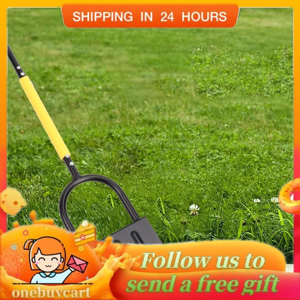 Onebuycart Manual Lawn Edger Saw Tooth Half Moon Step Grass with Long ...