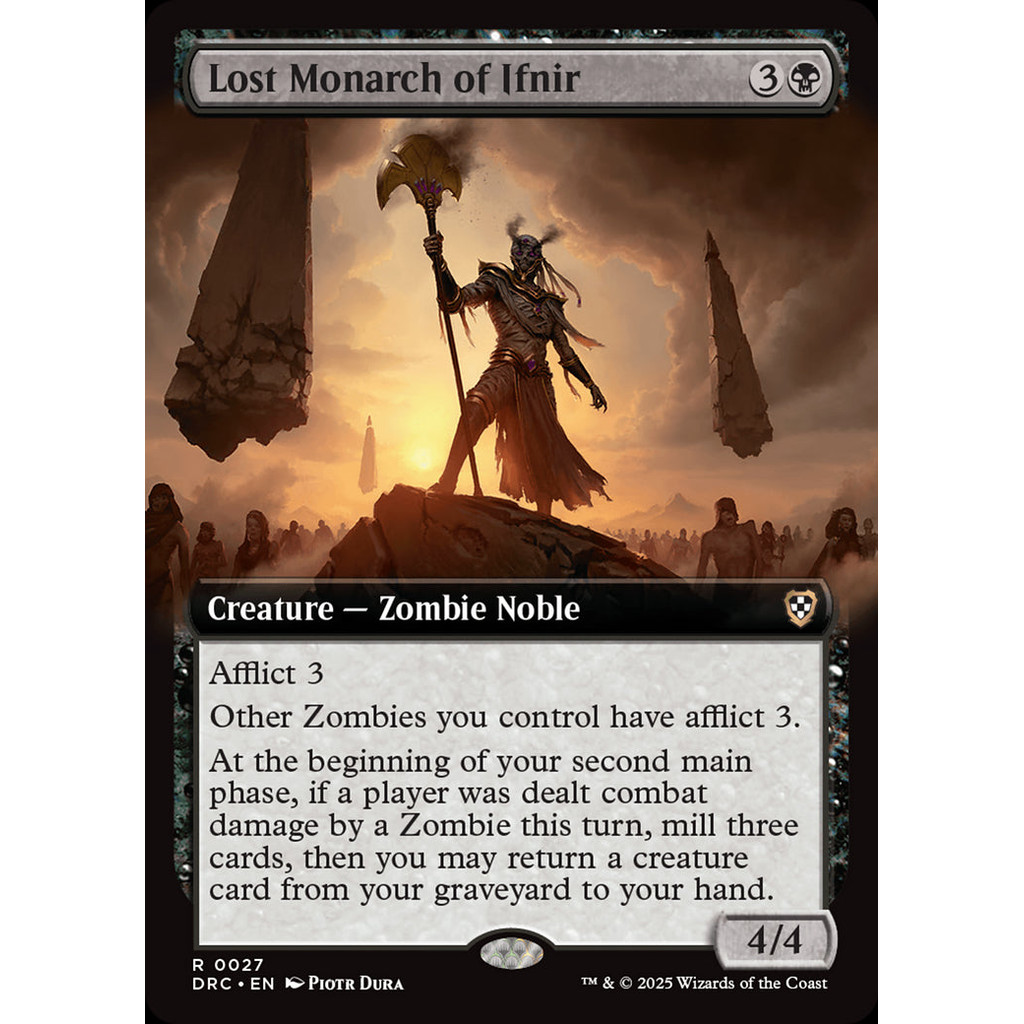 Lost Monarch of Ifnir (Extended Art) [Aetherdrift Commander] | Shopee ...