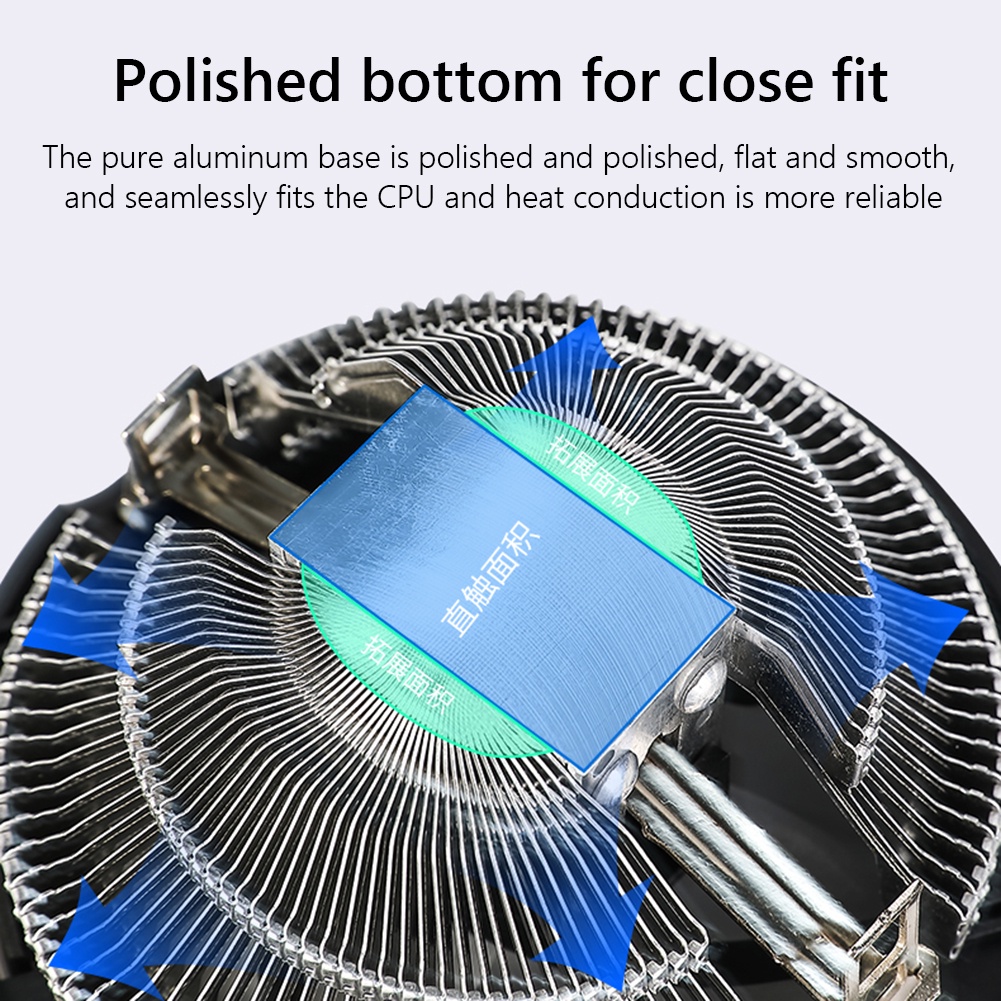 Lanshuo Low Profile Rgb Cpu Air Cooler For Amd Am4 Am3 X79 X99 Lga