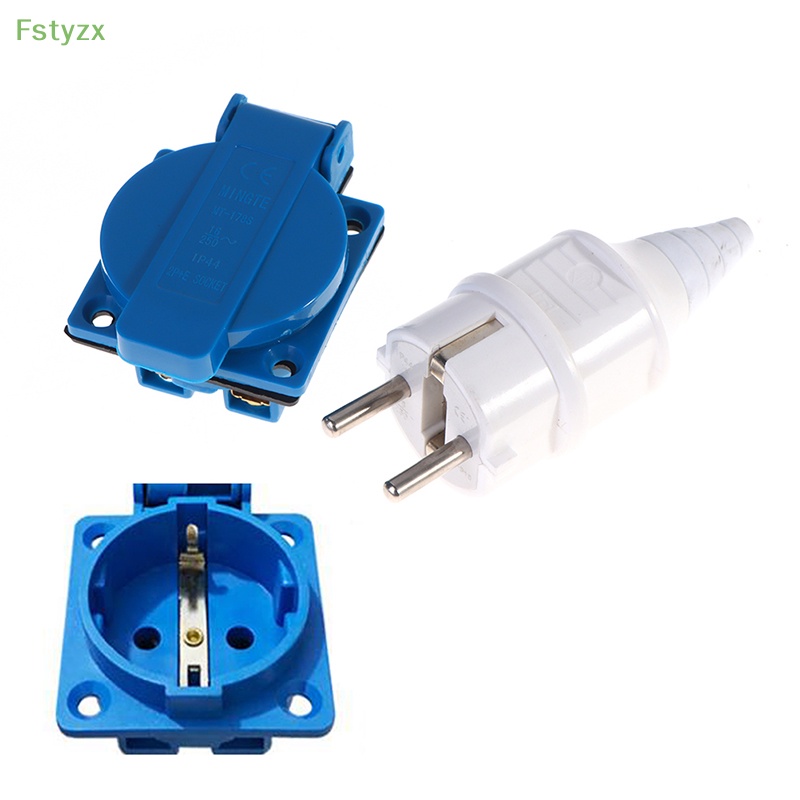 Fstyzx Industrial waterproof socket EU socket copper contact body EU ...