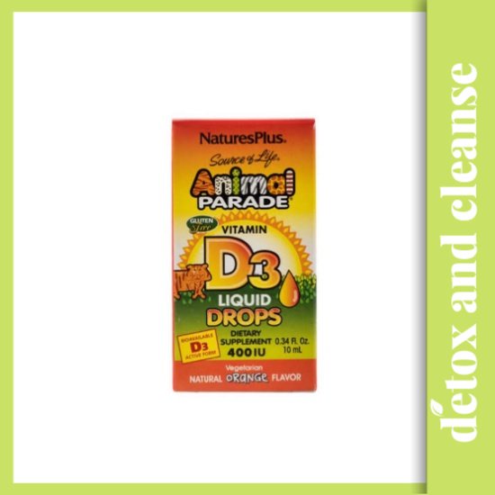 Cleanse & Detox | Animal Parade® Vitamin D3 400 IU Liquid Drops Baby ...