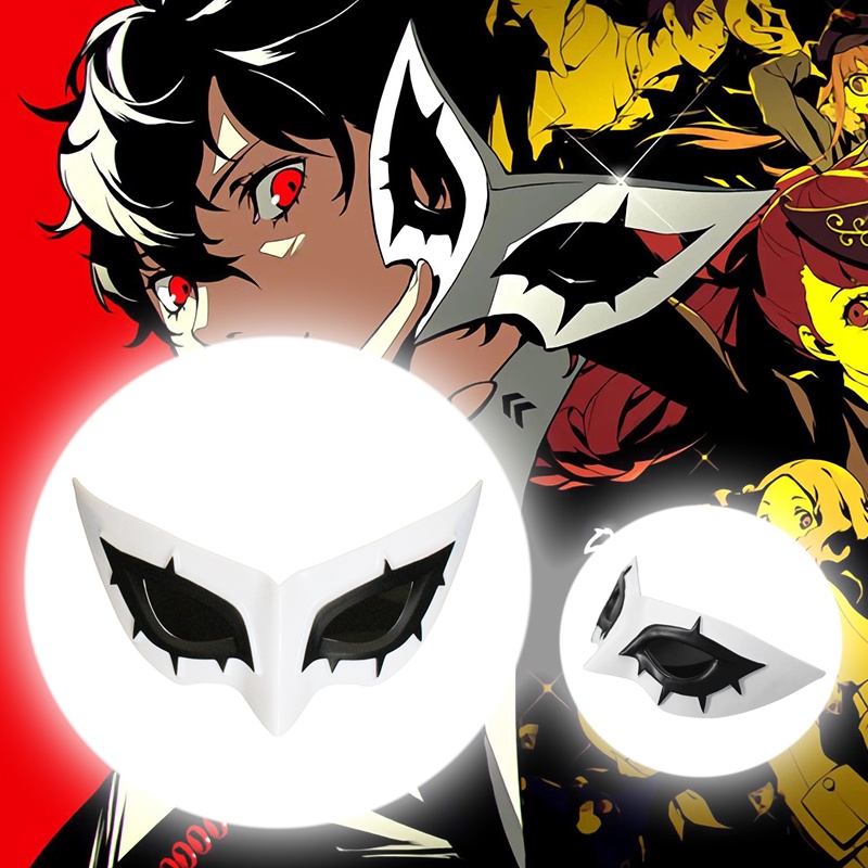 Anime Game PERSONA 5 Mask Arsene Joker Ring Masks Halloween Cosplay ...