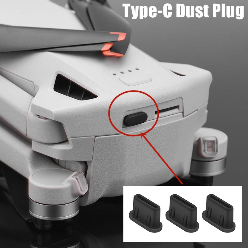 Type-C Dust Plug for DJI MINI 4 PRO / Mini 3 Pro Body Remote Control ...