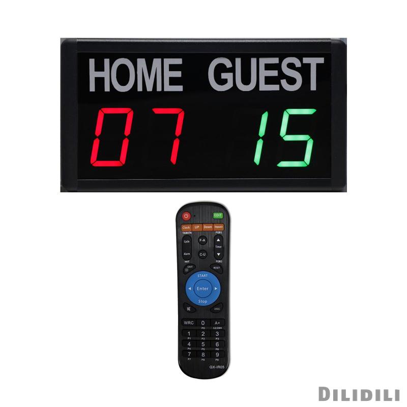 [ Electronic Digital Scoreboard Score Clock with Stopwatch Counter ...