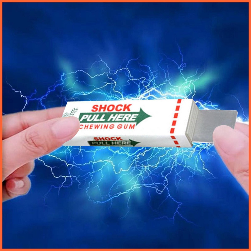 Joke Prank Chewing Gum Toy Electric Shock Trick Gag Simulate Chewing ...