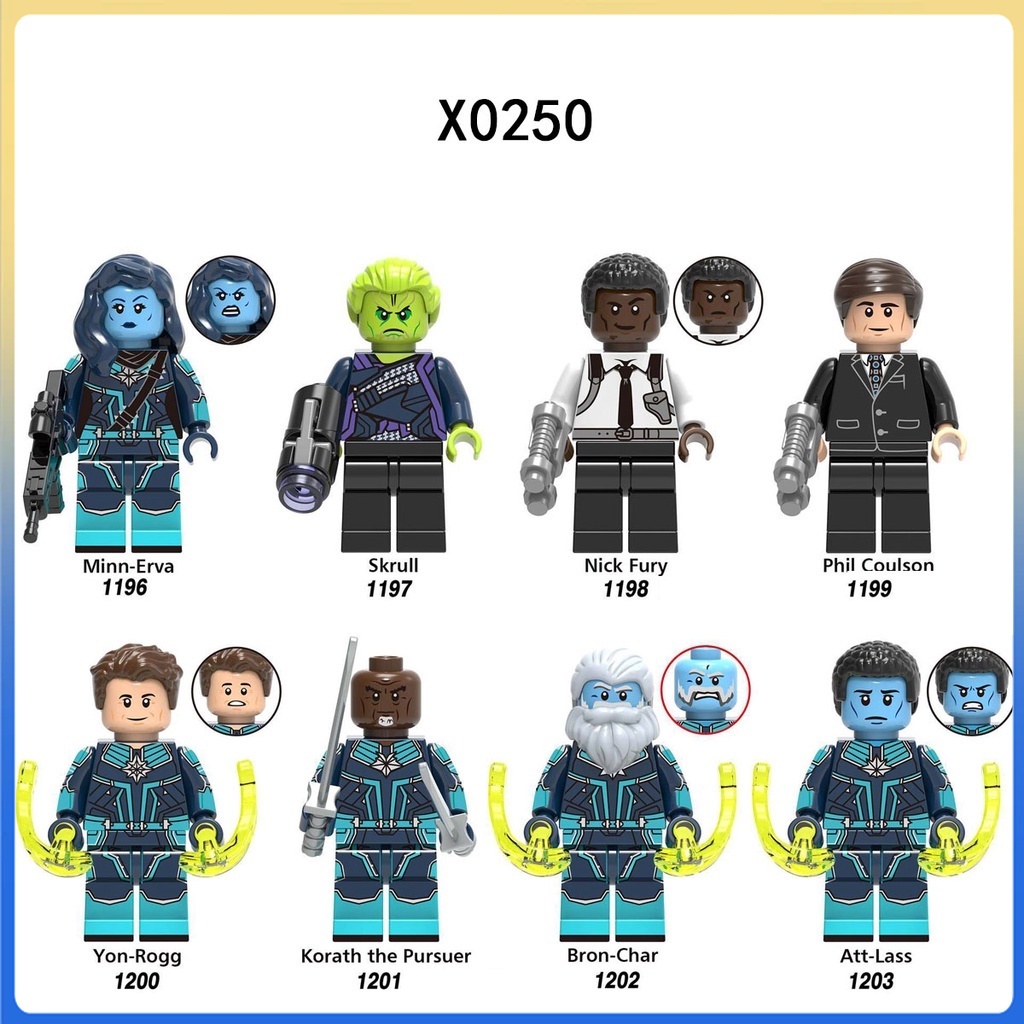 Assembled Building Block Minifigure star wars nano Marvel toy Children ...