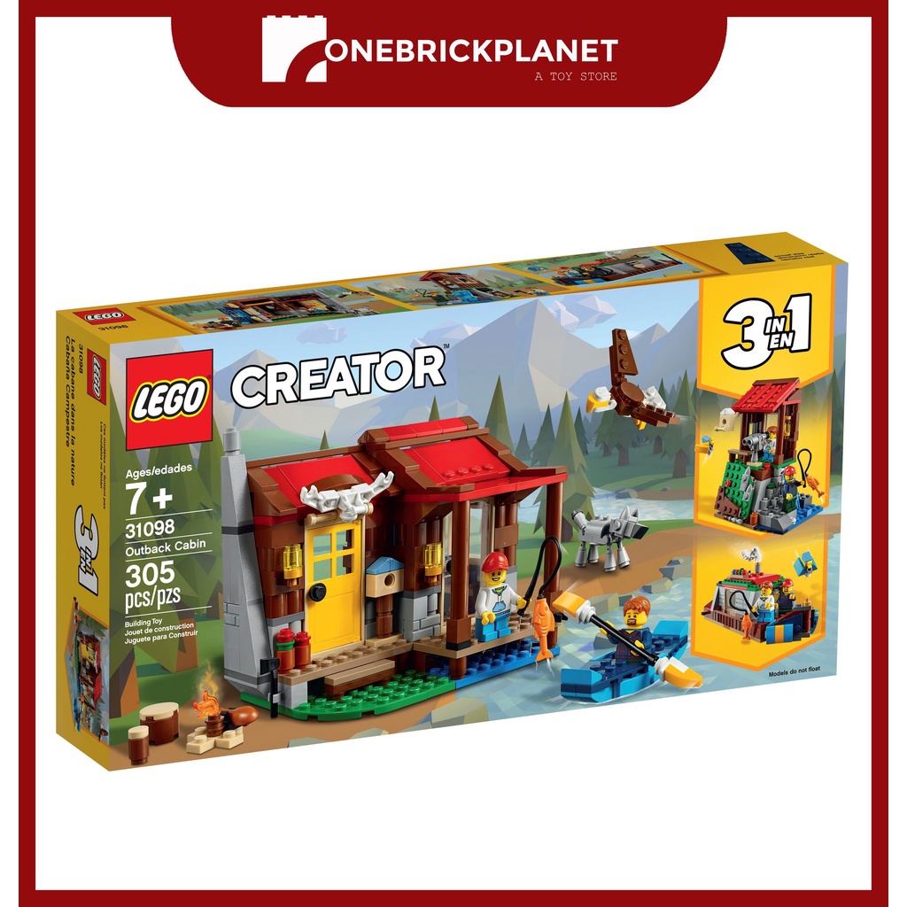 LEGO 31098 Creator 3in1 - Outback Cabin | Shopee Philippines