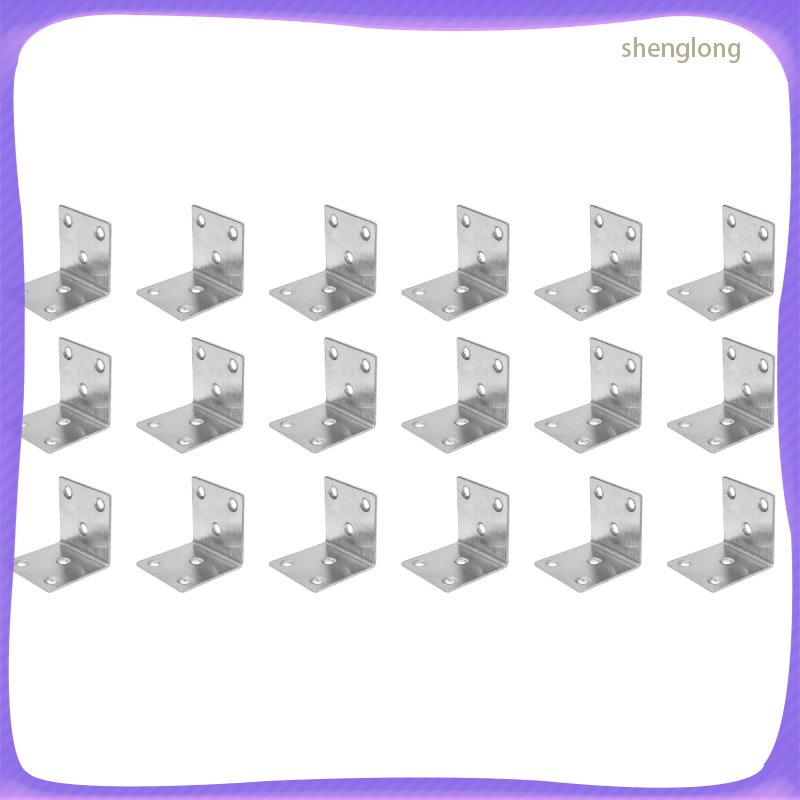 2 Count Right Angle Partition Bracket Shelf Brackets Corner Fitting ...