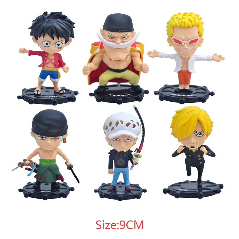 New One Piece 5 Pcs/Set Luffy GEAR 5 Nika Sun God Zoro Chopper Nami ...