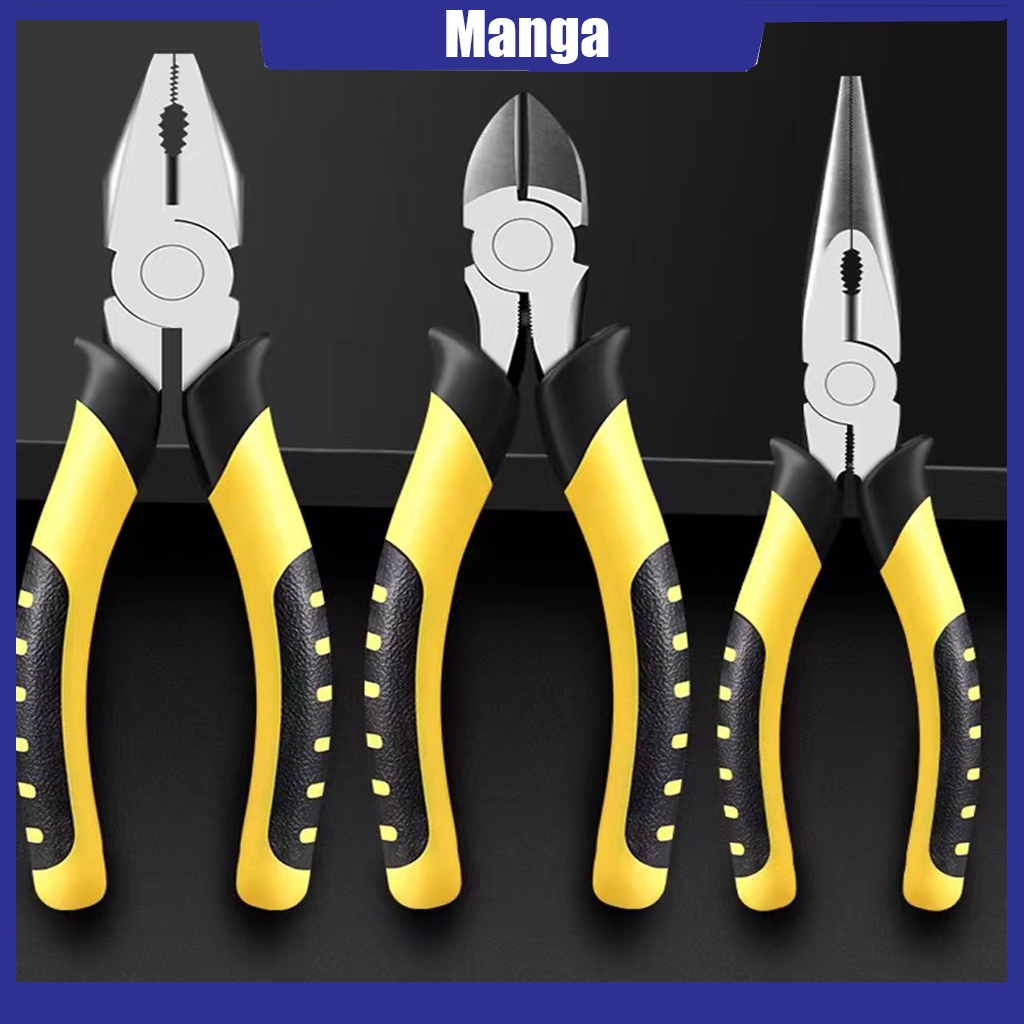 6 Inches Heavy Duty Pliers Tool set Long Nose Pliers Set Heavy Duty ...