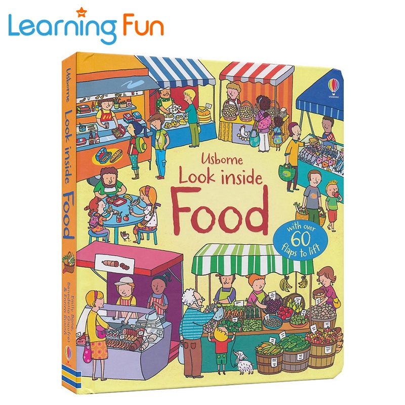 Usborne Look Inside Food Educational English Picture Books for Children ...
