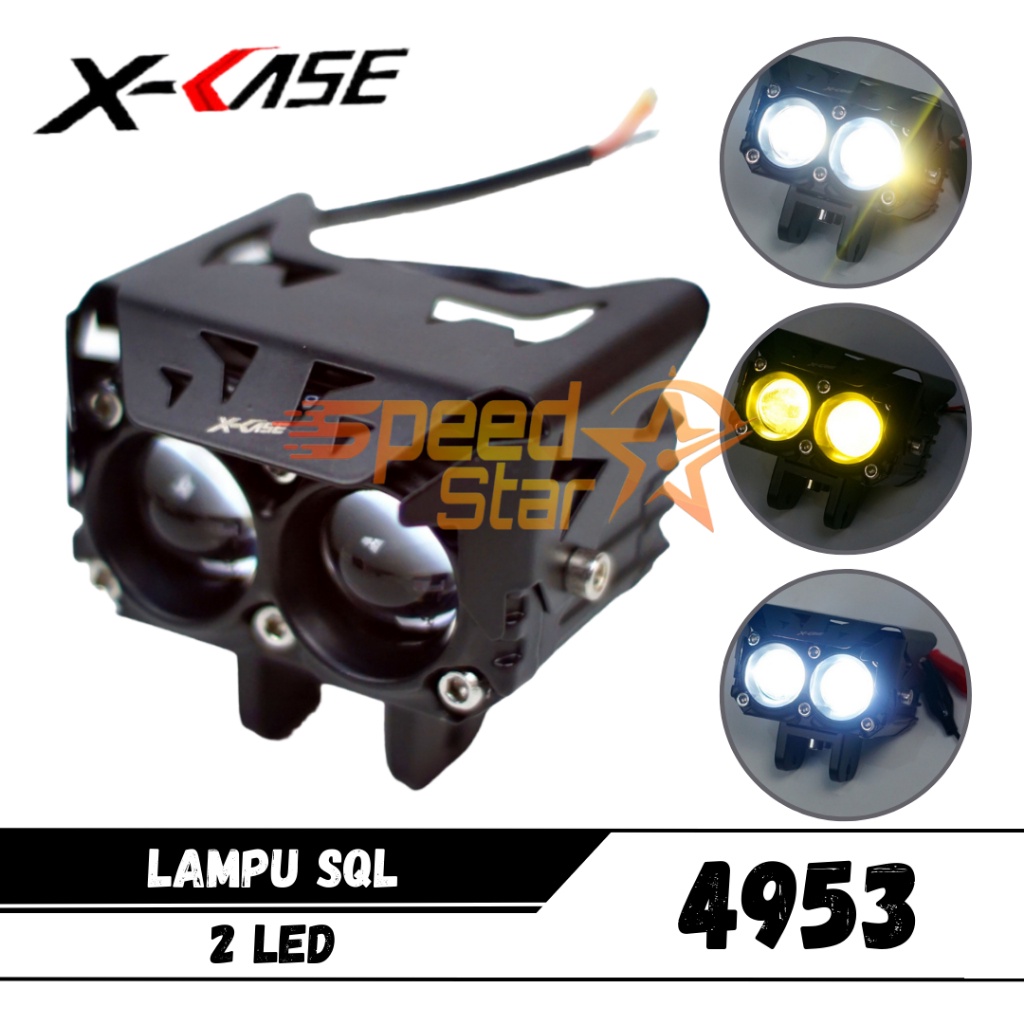 MATA Sql Shooting Light 2 Eyes Led Xcase 4353 Best Universal Motorcycle ...