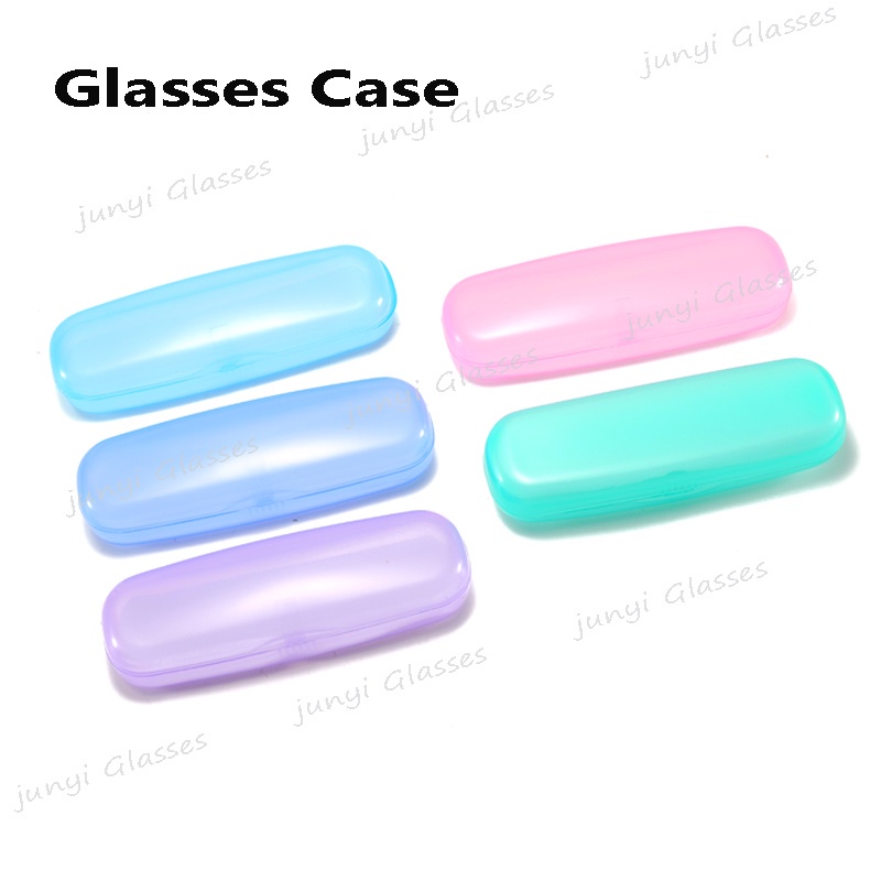 Glasses Accessories Rectangular Colorful Glasses Case Blue Plastic Box ...