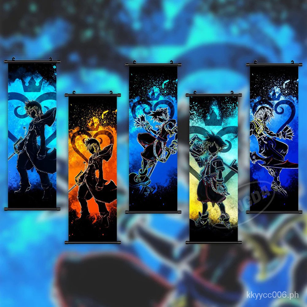Printed Game Canvas Kingdom Hearts Poster Sora Home Decoration Wall ...