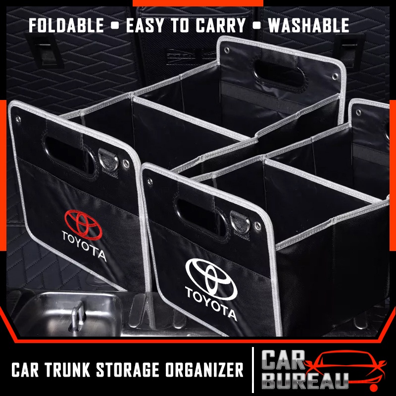 【hot sale】 Car Trunk Storage Box Toyota Car Trunk Organizer Foldable ...