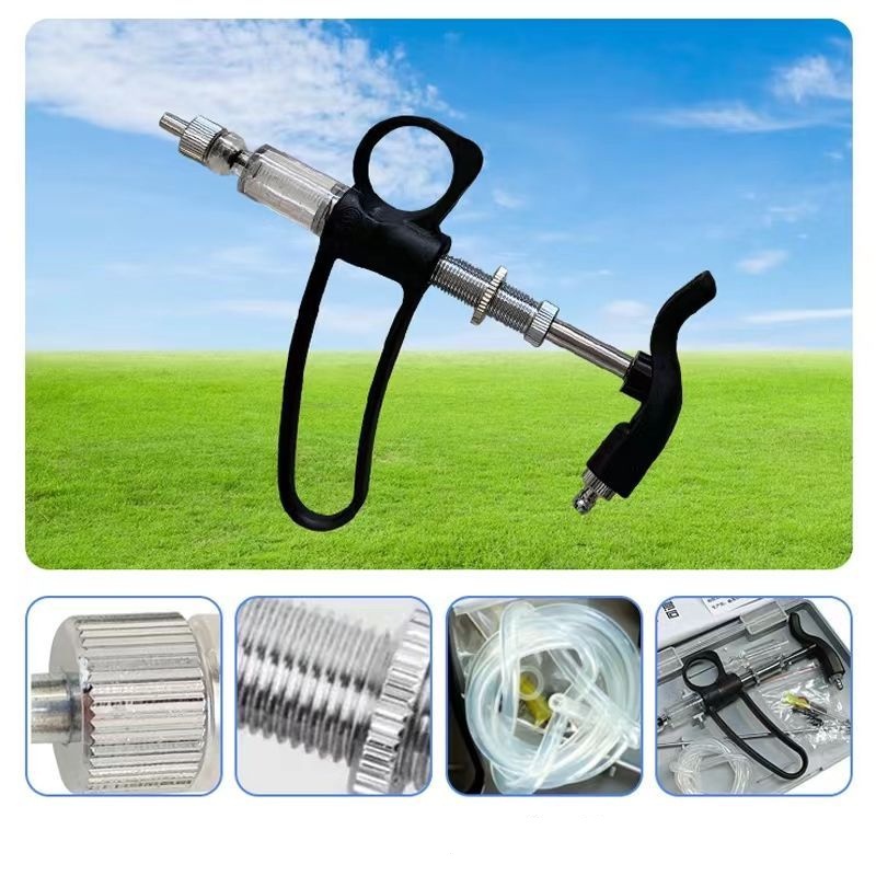 1/2ML Automatic Continuous Syringe Adjustable Veterinary Syringe ...