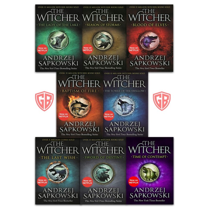 The Complete Witcher Series (8 Books Set) - Andrzej Sapkowski | Shopee Philippines