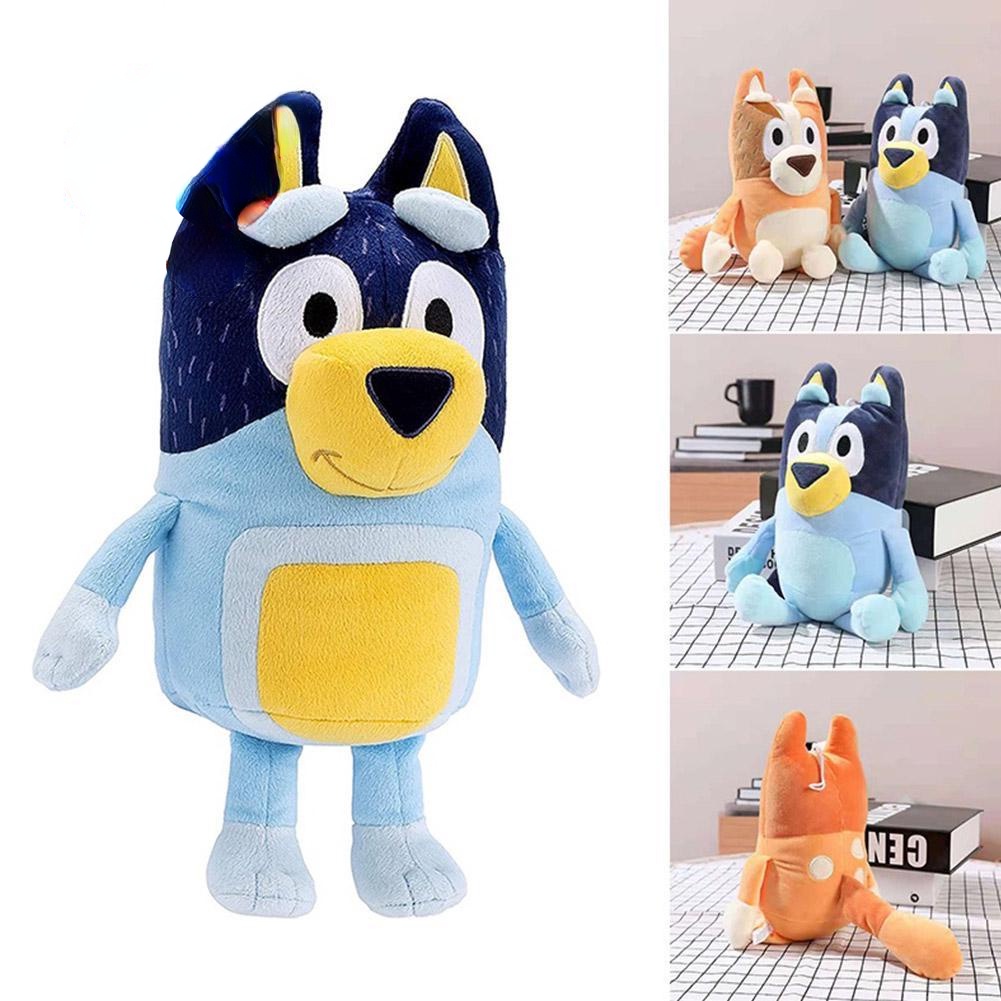 Plush Toy Dog Dog Doll Soft and Cute Filling Toy Doll Blue Plush Bingo ...