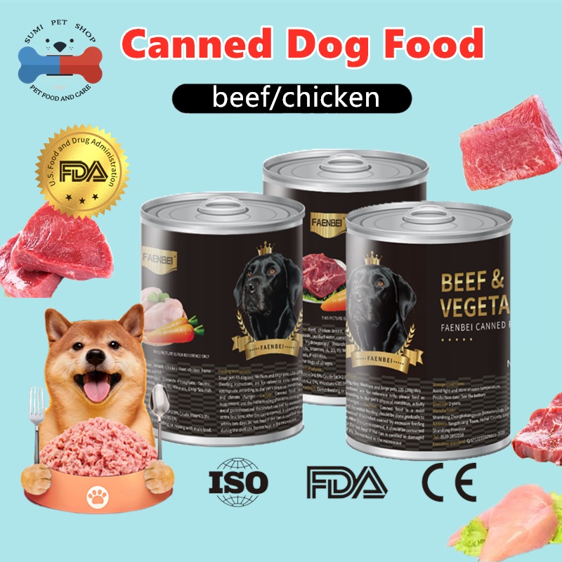 Dog Wet Food Can Pure Natural Organic Canned High Nutrition Dog Food ...