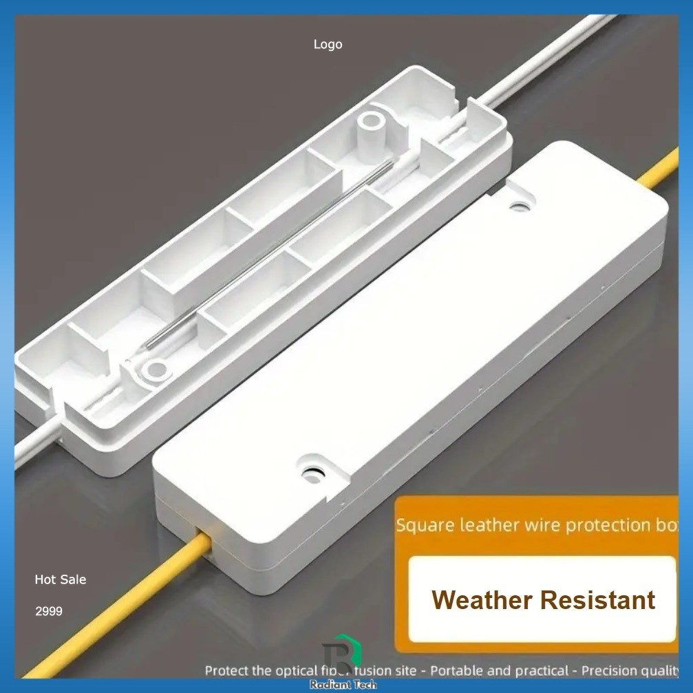 Optical Fiber Wire Protective Box for Fusion Splice, FOC 1-Core Wire ...