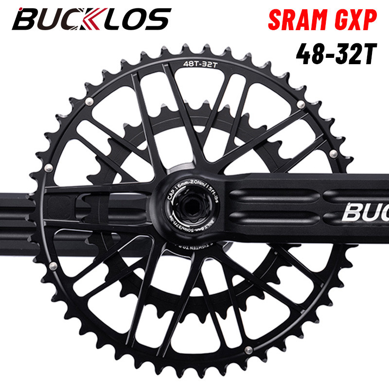 BUCKLOS GXP Direct Mount Chainring 48-32T Road Bicycle Chainwheel ...