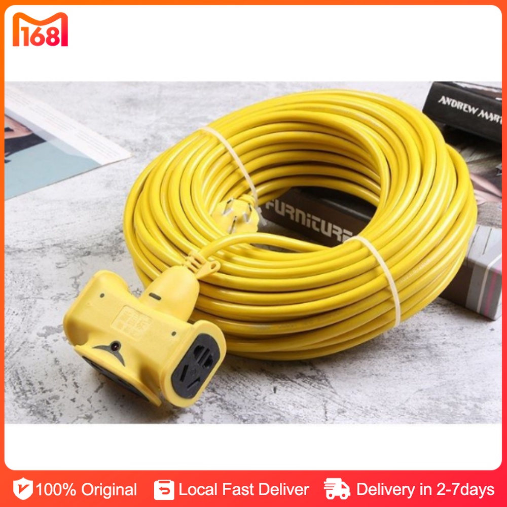 10M/20M Extension Cord Extra-long Plug-in Strip Electric Vehicle ...