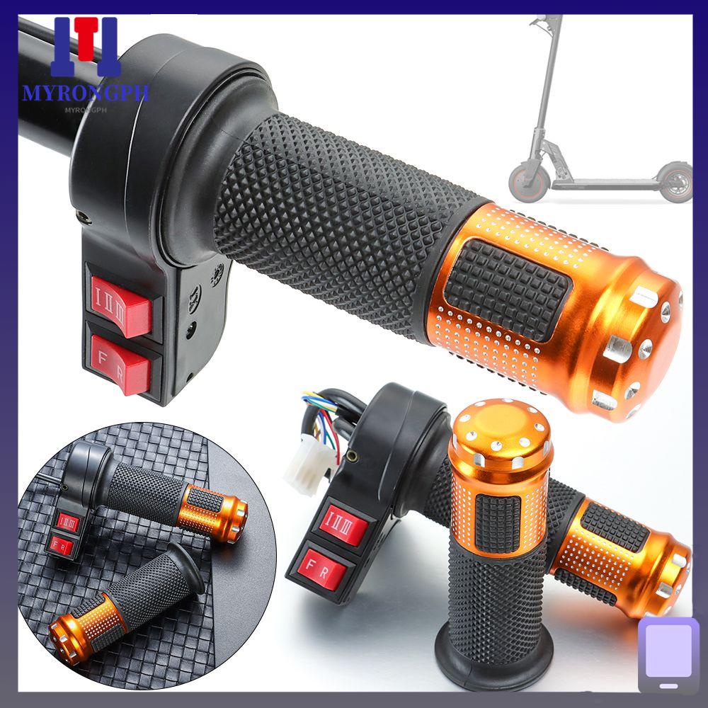 MYRONGPH Electric Bike Throttle Grip 24V/36V/48V/64V/72V/96V Forward ...