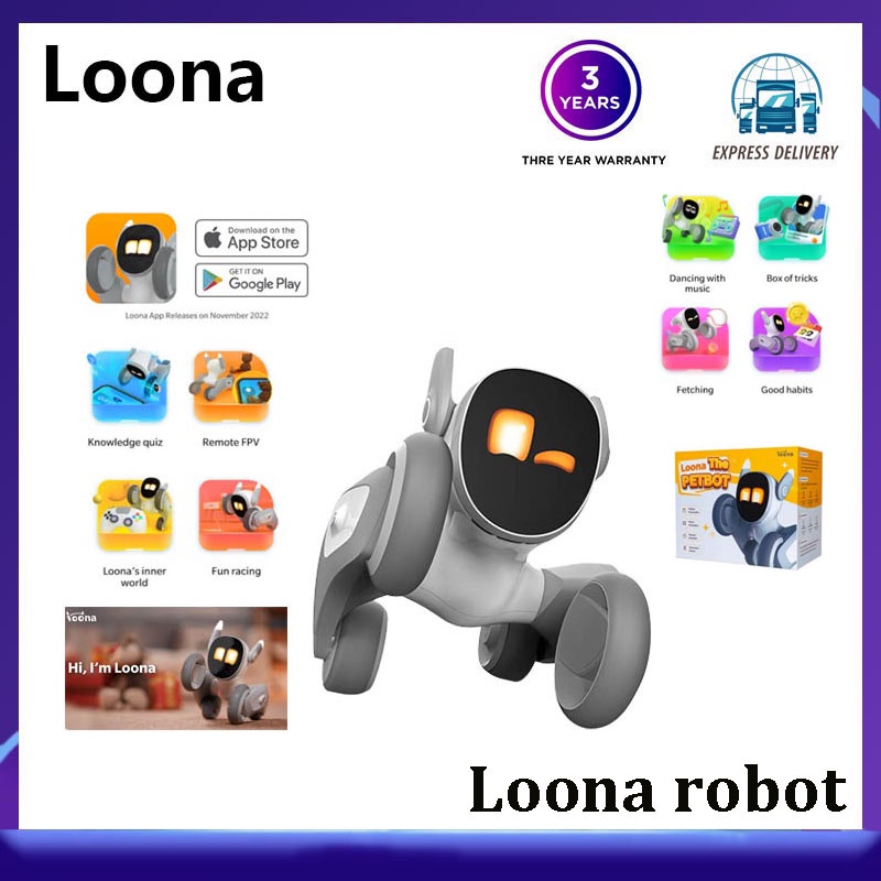 Loona robot Smart robot Dog Emotional Accompanying Interactive ...