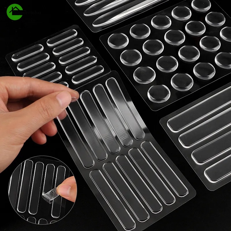 8pcs Thickened Furniture Safety Rubber Strip / Anti-collision Silicone ...