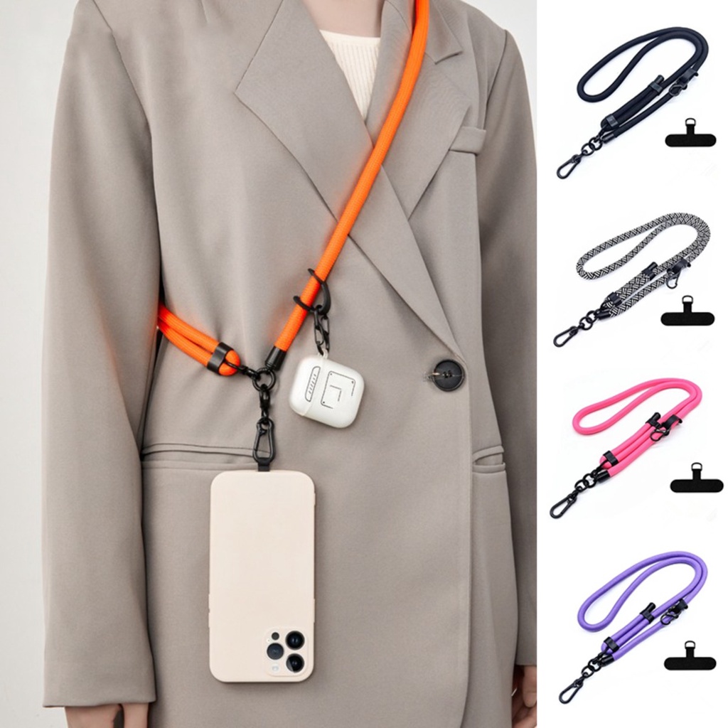 Universal Shoulder Bag Phone Rope with Patch Adjustable Mobile Phone ...