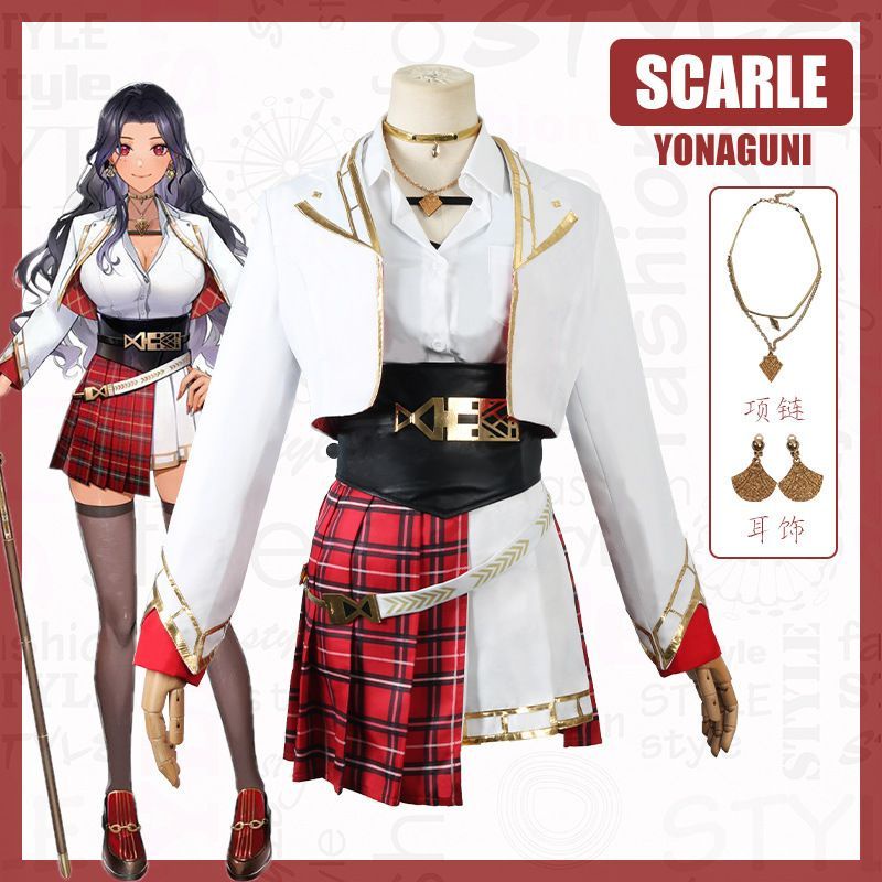Nijisanji En Vtuber ILUNA Scarle Yonaguni Cosplay Costume Full Set ...