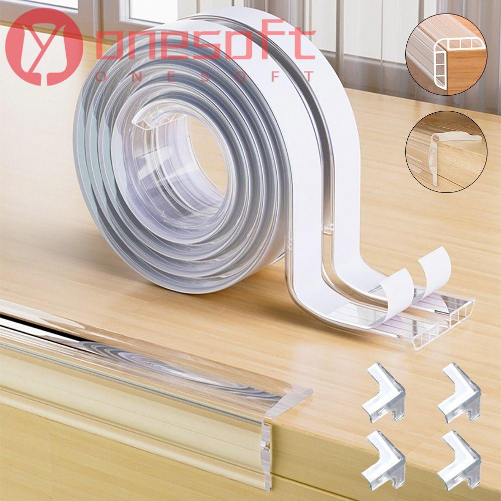 ONE-SOFTNESS Table Edge Guard Strip, Anti Collision Transparent ...