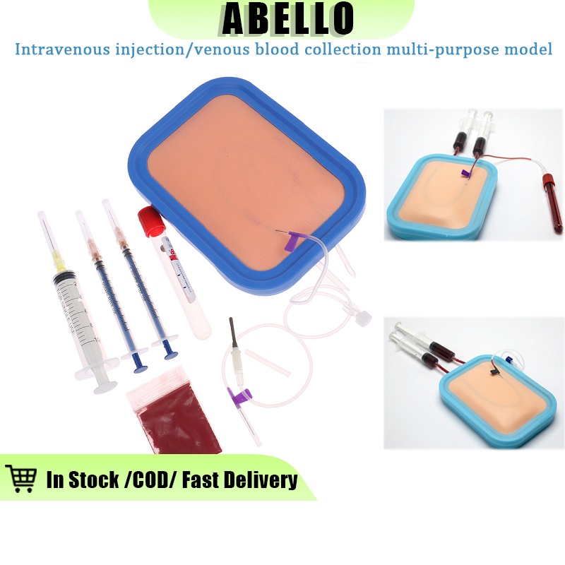 8Pcs/box Venipuncture IV Injection Practice Pad Silicone Model Set for ...