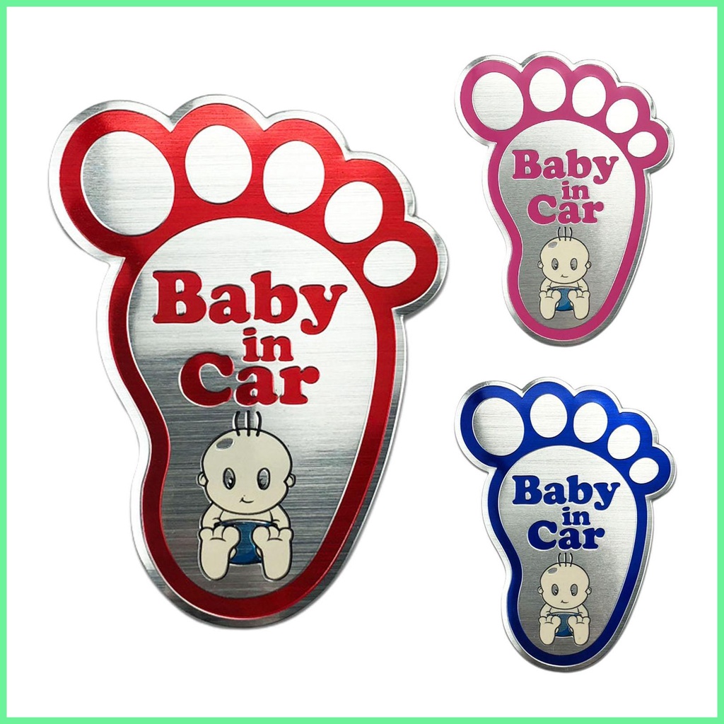 Baby in Car Sticker for Cars Baby on Board Sign for Car Removable ...