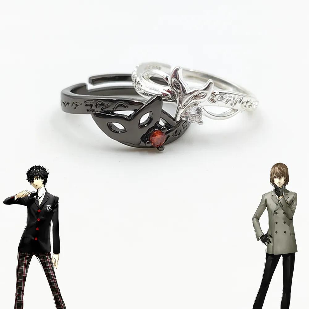 Anime Game Persona 5 Ring Unisex GoroAkechi Crow JOKER Ren Amamiya ...