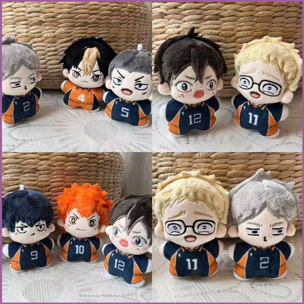 CWC Haikyuu Plush Dolls Bag Pendant Anime Shoyo Hinata Tobio Kageyama ...