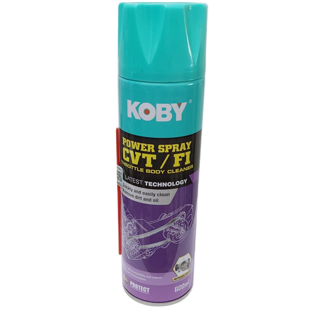 Koby CVT & Throttle Body Cleaner - 600ml Power Spray | Shopee Philippines