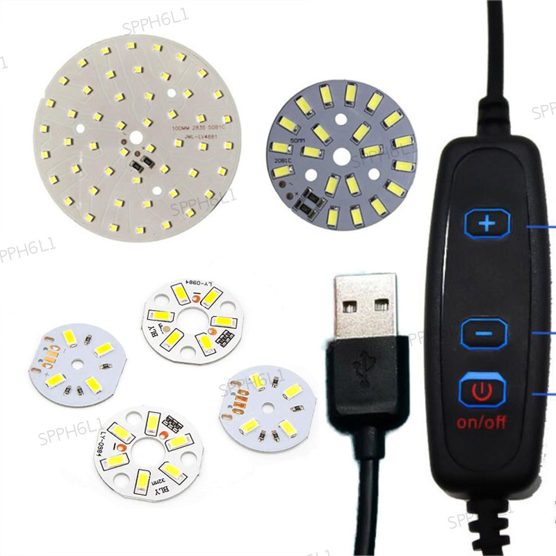 Dimmable LED Chip Beads 2W 3W 5W 10W Bulb Light Source SMD 5730 Light Single Color DIY White ...