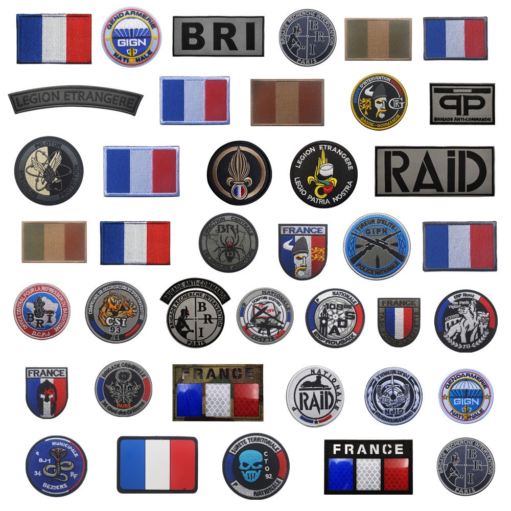 Velcro Patch Outdoor Products GIGN GIPN BRI Tactical Sticker French ...