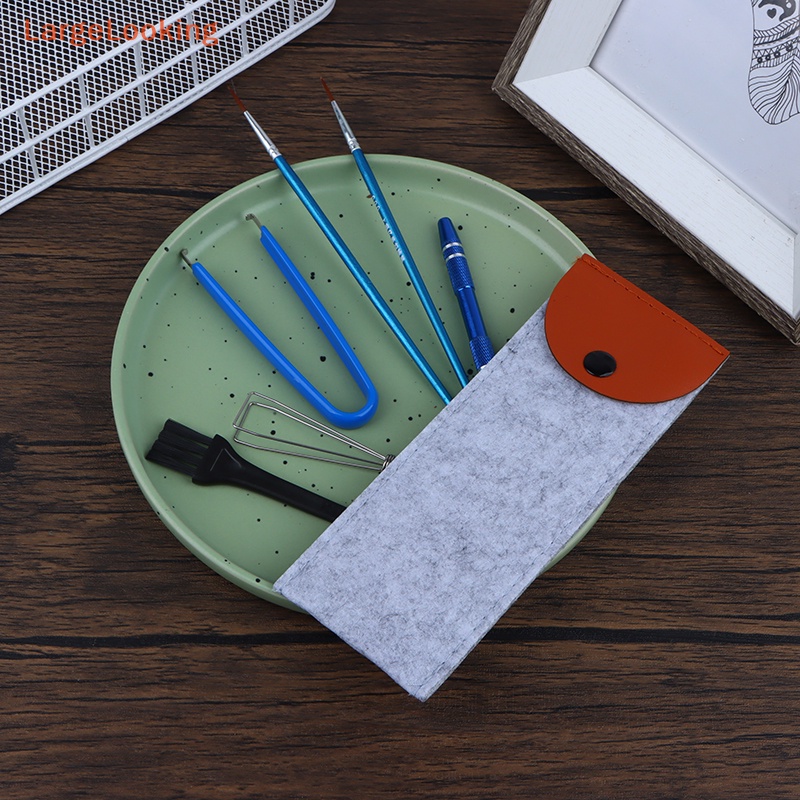 [LargeLooking] Keyboard Cleaning Tool Kit Metal Keycap Puller Stem ...